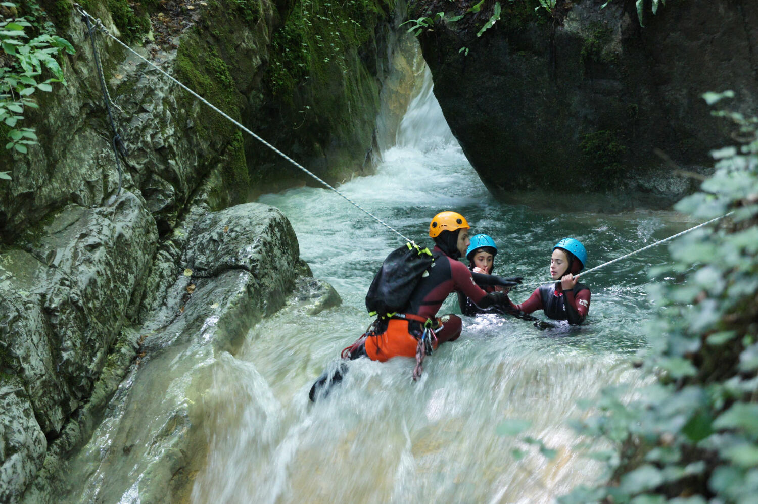 Canyoning vers Annecy | Lac d'Annecy, massif Tournette et Bauges ...